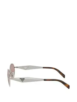 Prada Symbole Round-frame Sunglasses