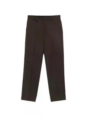BRIGLIA 1949 Pressed-crease Tailored Trousers - Brown