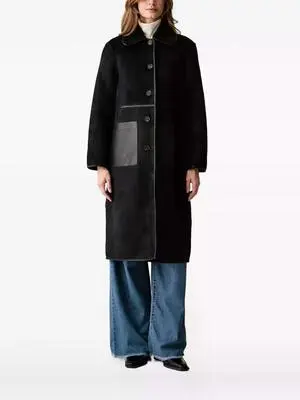 MORGAN Single Breasted Coat - Black