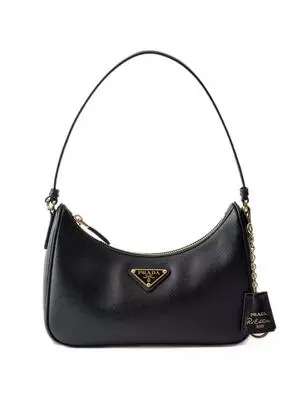 Prada Re-edition 2005 Saffiano Leather Mini-bag - Black