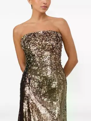 Jenny Packham Rey Mocha Maxi Dress - Brown