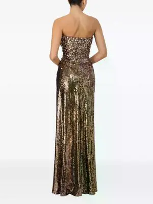 Jenny Packham Rey Mocha Maxi Dress