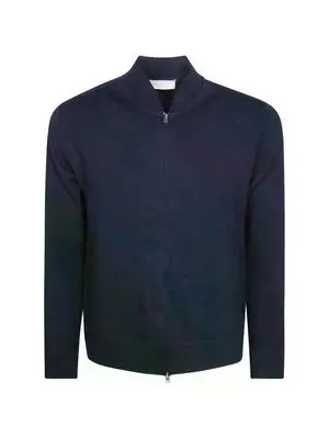 LUIGI GENTILE Zip-up Bomber Jacket - Blue