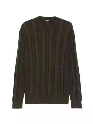 Zegna Oasi Cashmere Cable-knit Sweater - Brown