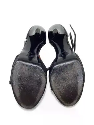 LANVIN Bow Platform Sandals