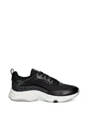 Michael Kors Logo-plaque Sneakers - Black