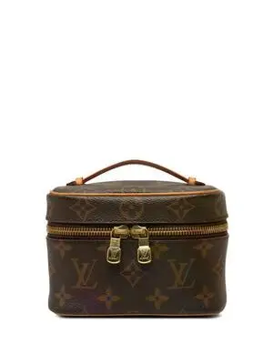 LOUIS VUITTON 1990-2010 Monogram Nice Nano Case Vanity Bag