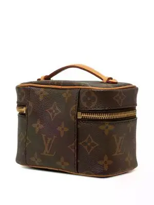 LOUIS VUITTON 1990-2010 Monogram Nice Nano Case Vanity Bag