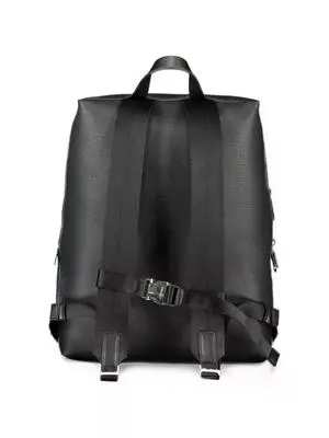 Calvin Klein Pebbled-texture Backpack - Black