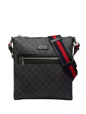Gucci 2000-2015 Medium Gg Supreme Web Messenger Bag Crossbody Bag