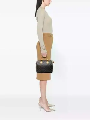 LOUIS VUITTON 2008 Monogram Speedy 25 Boston Bag - Brown