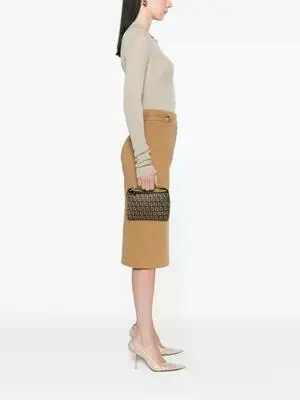 Fendi 2000-2010 Zucchino Canvas Handbag