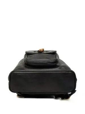 Gucci 2000-2015 Mini Calfskin Bamboo Drawstring Backpack
