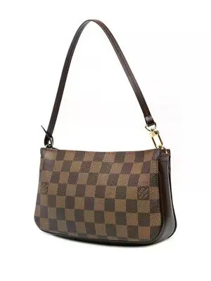 LOUIS VUITTON 2004 Damier Ebene Navona Shoulder Bag