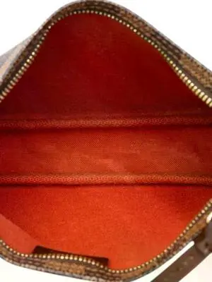 LOUIS VUITTON 2004 Damier Ebene Navona Shoulder Bag