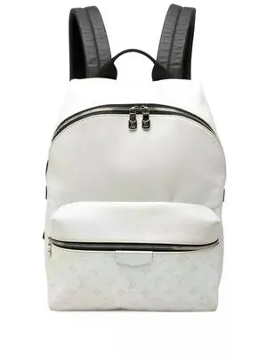 LOUIS VUITTON 2010-2026 Monogram Taigarama Discovery Backpack - White