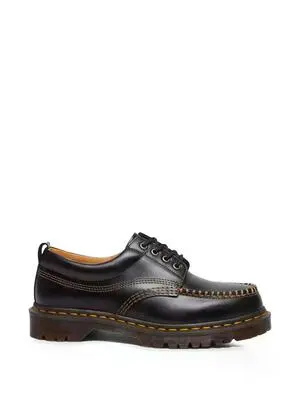 Dr. Martens Lowell Moc Toe Leather Derby Shoes - Black