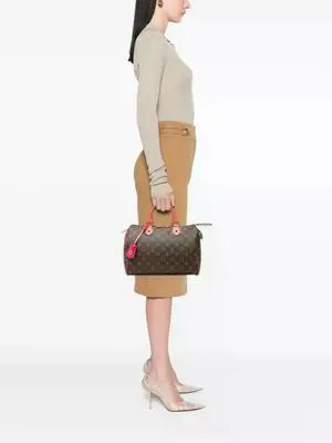 LOUIS VUITTON 2015 Monogram Totem Speedy 30 Boston Bag