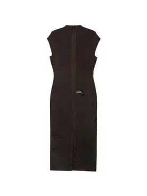 Herve Leger Anita Metallic-jacquard Dress