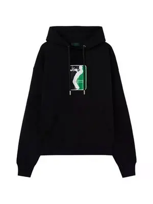 Off-White Mr. Davis League Skate Hoodie - Black