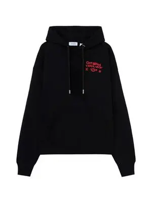 Off-White Mr. Davis Arrow Trumpet Skate Hoodie - Black