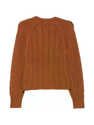 Guest In Residence Cable-knit Sculpted Cardigan