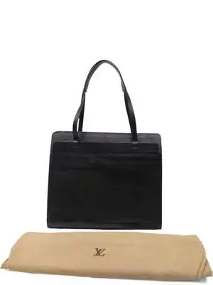 LOUIS VUITTON Croisette Pm Epi Leather Tote Bag - Black