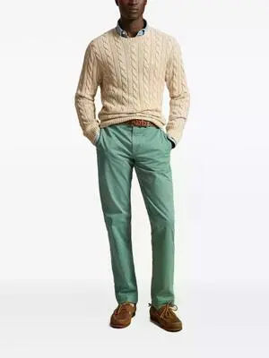 Polo Ralph Lauren Cable-knit Cotton Jumper - Brown