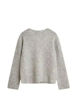 MINIMUM Calaha Crew-neck Sweater - Grey