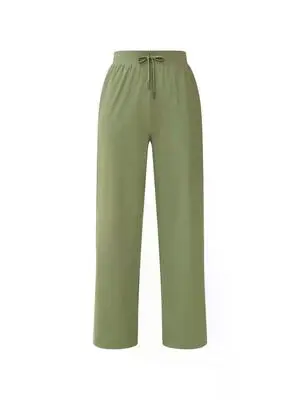 Sweaty Betty Explorer Piped-trim Wide-leg Track Pants - Green