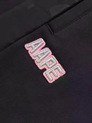 AAPE BY *A BATHING APE Logo-embroidered Side-stripe Trousers