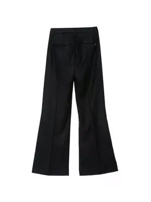 DONDUP Pressed-crease Flared Trousers