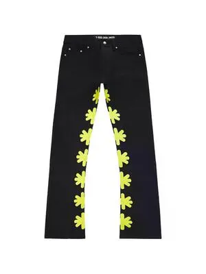 LOSTSHDWS Flower Jeans - Black