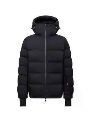 Moncler Quilted Hooded Jacket - Black