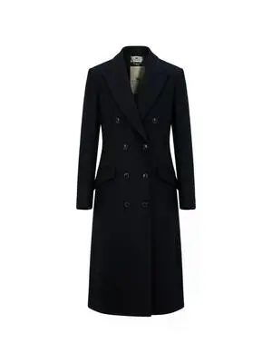 Elisabetta Franchi Double-breasted Peak-lapels Coat
