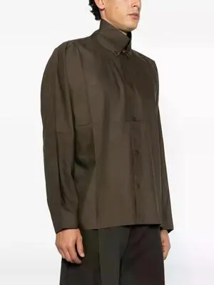 Issey Miyake Press-stud Shirt