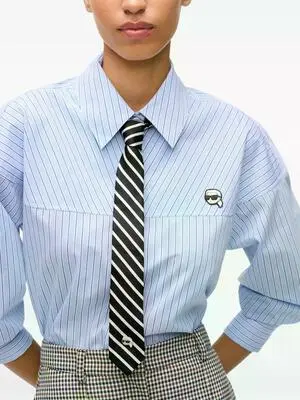 Karl Lagerfeld Ikon Striped Tie