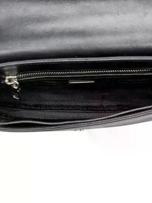 Prada 2013-2026 Nappa Diagramme Flap Crossbody Bag