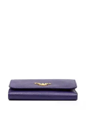 Prada 2013-2026 Saffiano Trifold Wallet Small Wallets