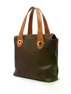 Celine 1998 Macadam Coated Canvas Handbag
