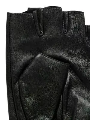Karl Lagerfeld K/signature Chain Fingerless Gloves