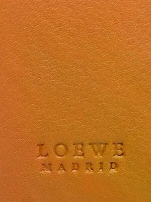 Loewe 1990-2000 Textured Calfskin Anagram Key Holder