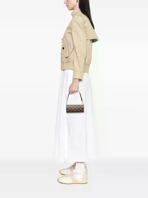 LOUIS VUITTON 1990-2010 Damier Ebene Papillon Pochette Handbag