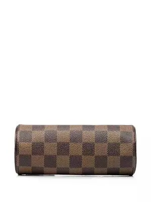 LOUIS VUITTON 1990-2010 Damier Ebene Papillon Pochette Handbag