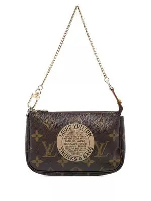 LOUIS VUITTON 2008 Monogram Trunks And Bags Mini Pochette Accessoires Handbag
