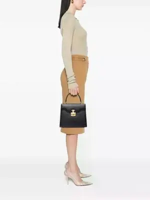 Gucci 20th Century Calfskin Lady Lock Satchel