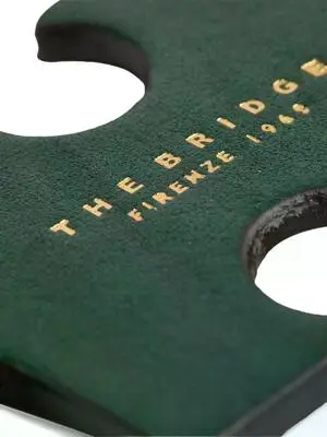 THE BRIDGE Puzzle-piece Leather Keyring