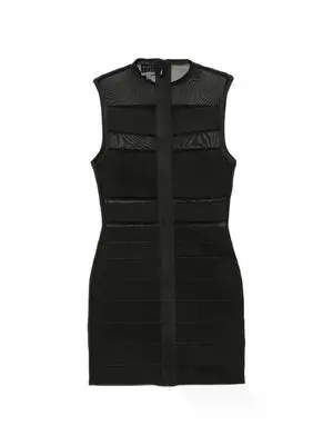 Herve Leger Allie Panelled Bandage Dress