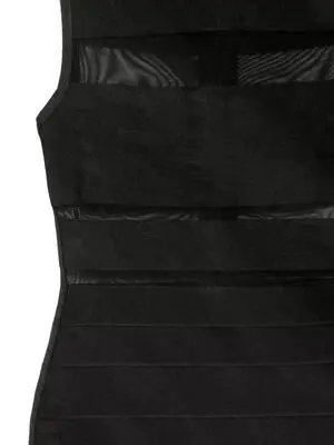 Herve Leger Allie Panelled Bandage Dress