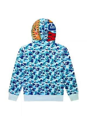 A BATHING APE Abc Camo Shark Zip-up Hoodie